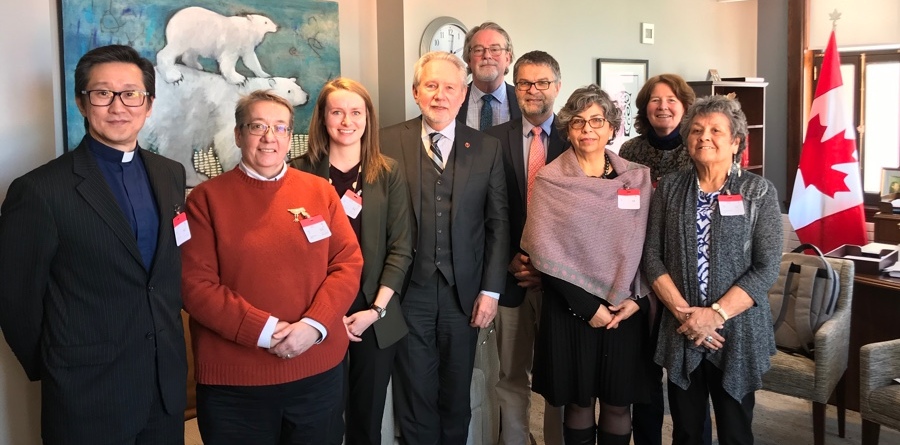 Church Delegation Visits Senate to Support Bill C-262 - Quaker Concern